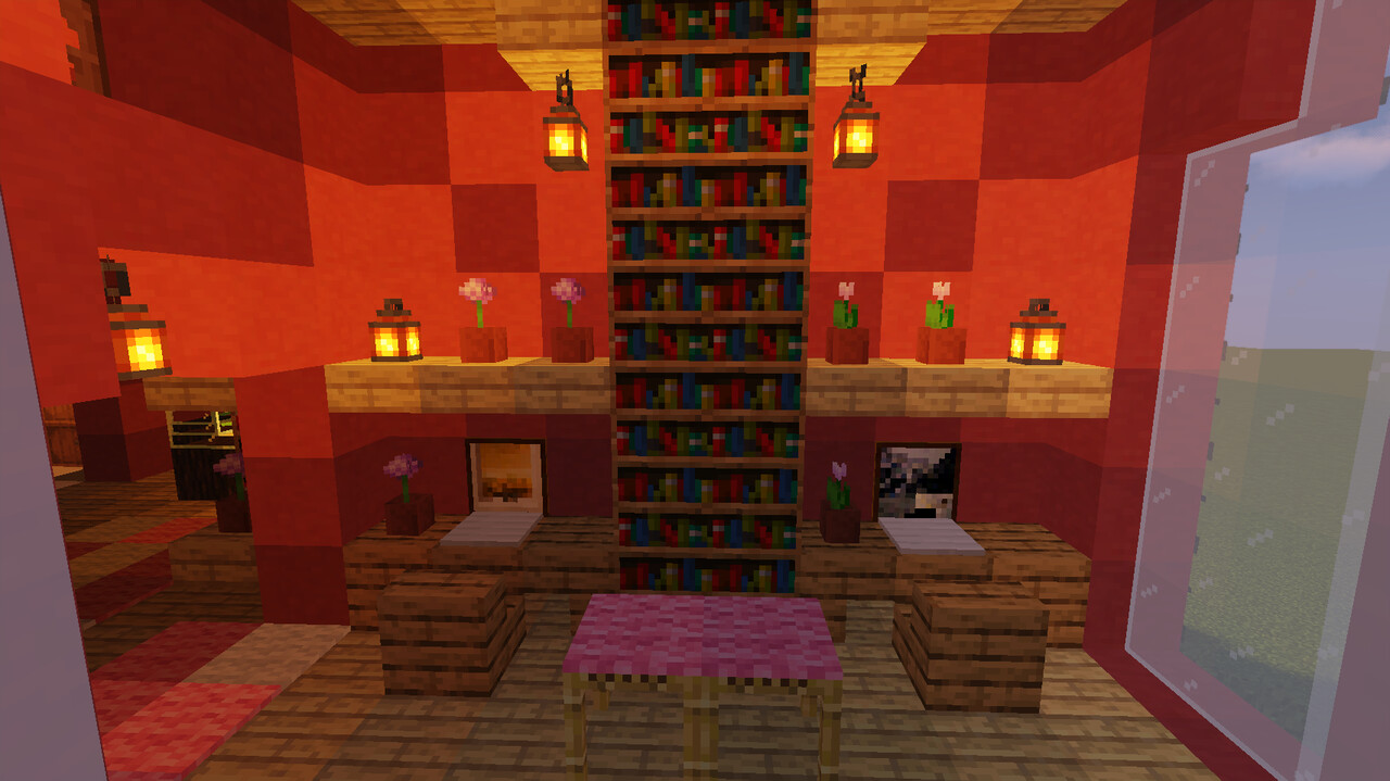 pink palace (1.15.2 house) Minecraft Map