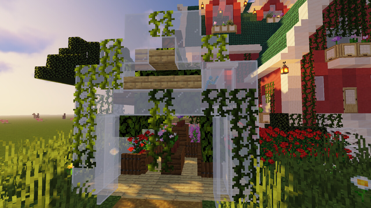 pink palace (1.15.2 house) Minecraft Map