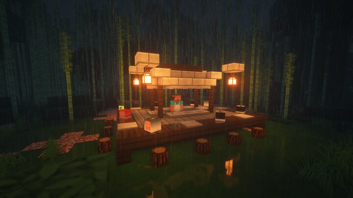 JAPANESE SUSHI STAND 1.15.2 (Download in description) Minecraft Map