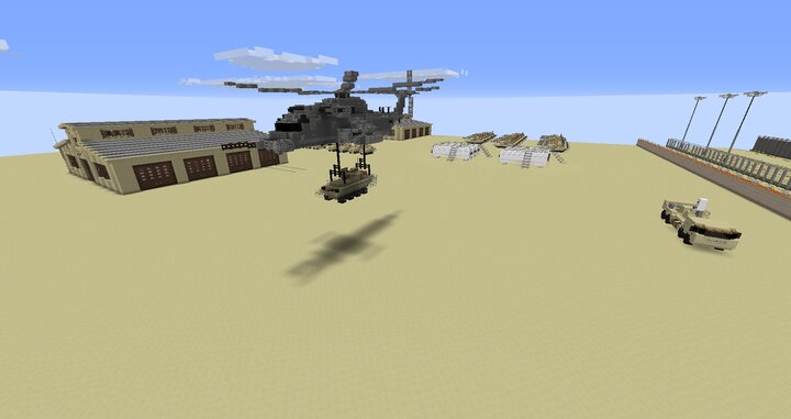 Military Base - Joint Air Force / Army Base Minecraft Map