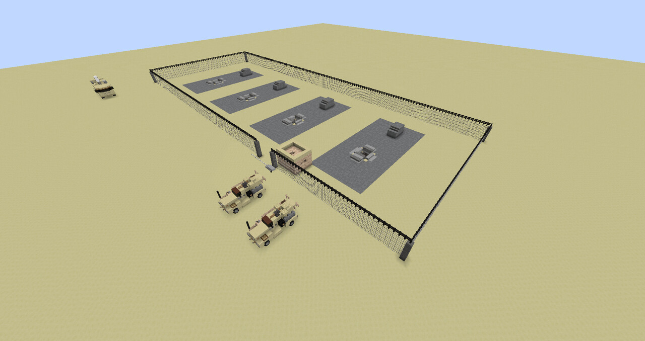 Military Base - Joint Air Force / Army Base Minecraft Map