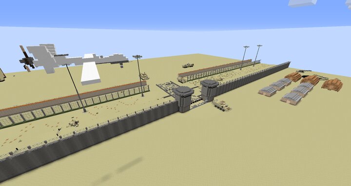 Military Base - Joint Air Force / Army Base Minecraft Map