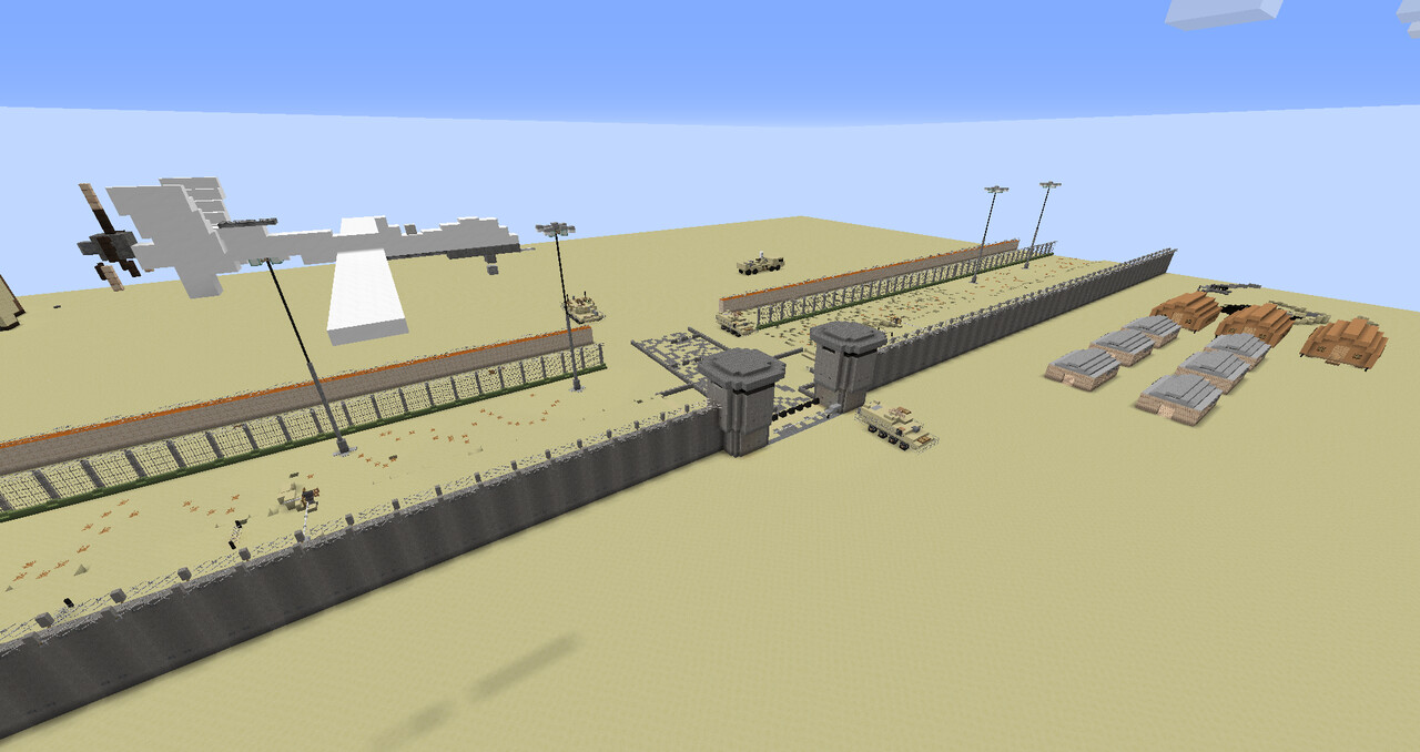 Military Base - Joint Air Force / Army Base Minecraft Map