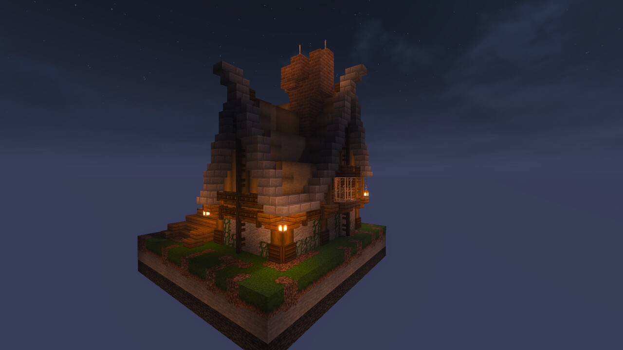 Medieval 1 Chunk House Minecraft Map