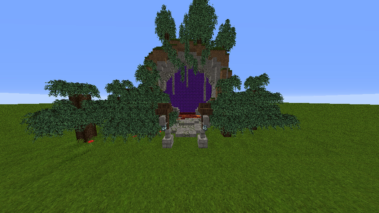 nether portal Minecraft Map