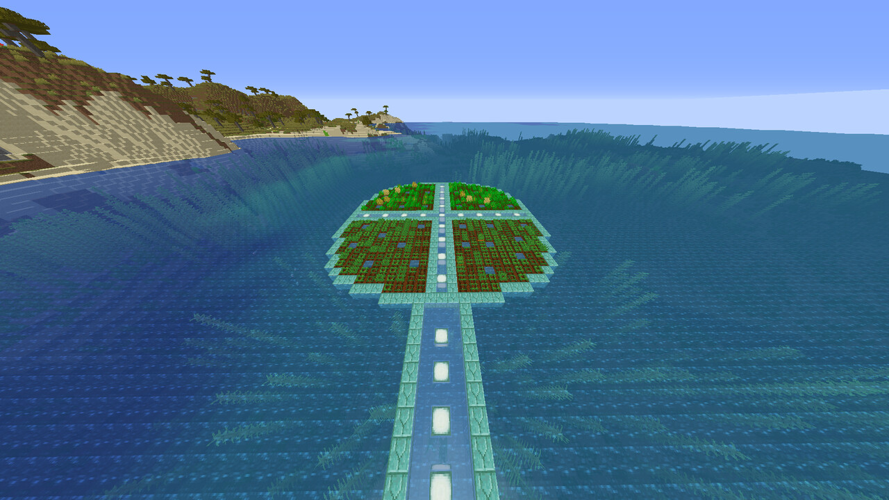 🌊Ocean Survival Base🌊 Minecraft Map