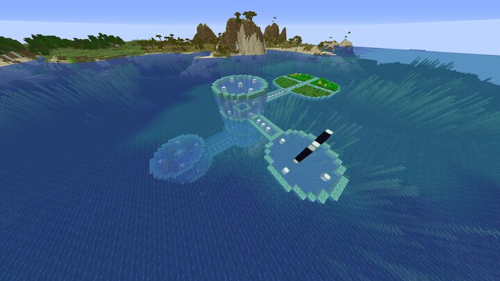🌊Ocean Survival Base🌊 Minecraft Map
