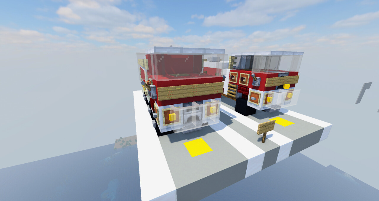Camions Pompiers français [FR] [French firetrucks] Minecraft Map