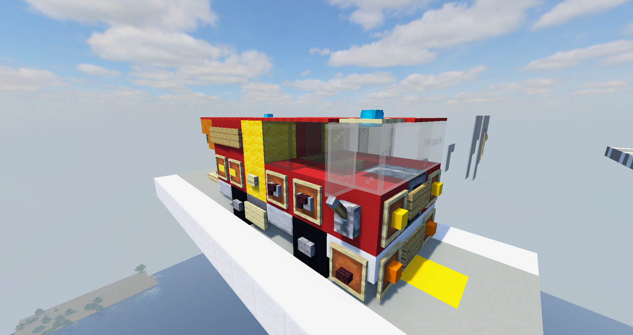 Camions Pompiers français [FR] [French firetrucks] Minecraft Map