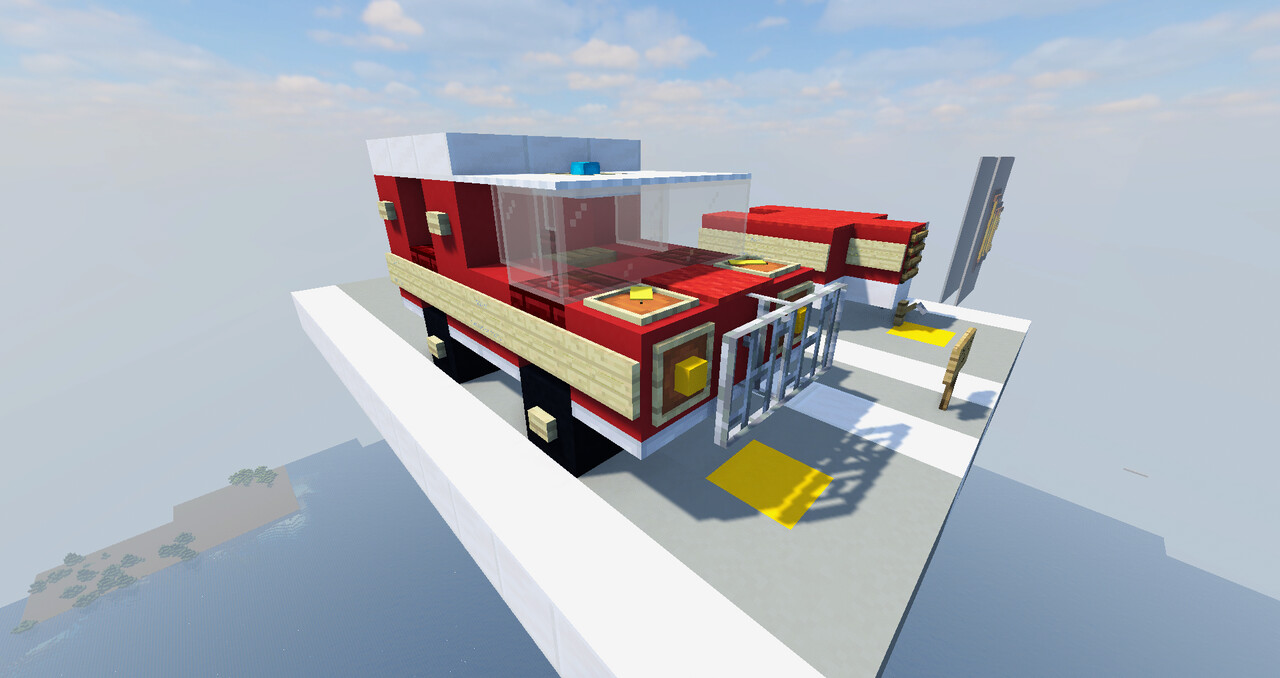 Camions Pompiers français [FR] [French firetrucks] Minecraft Map