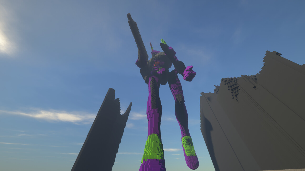 Evangelion Unit 01 Minecraft Map