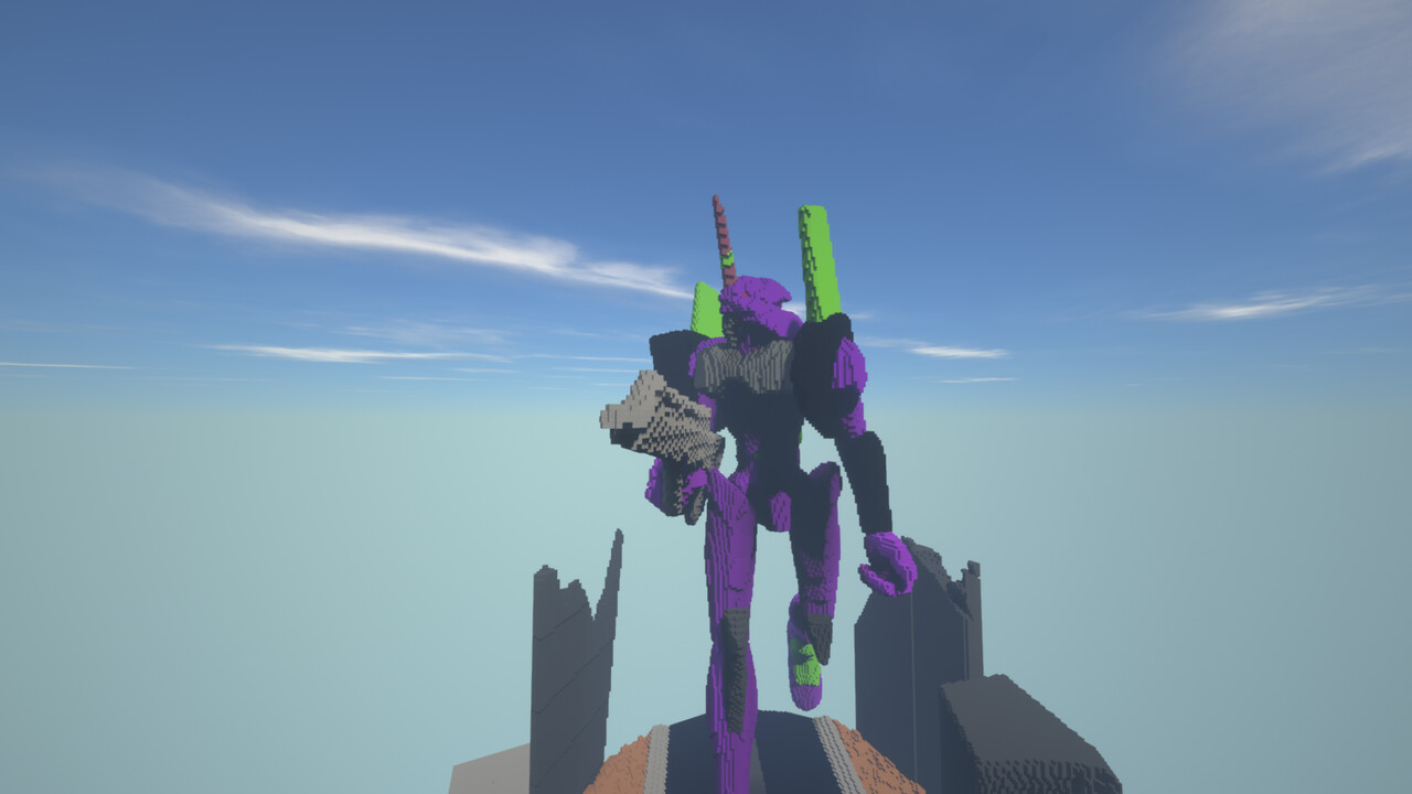Evangelion Unit 01 Minecraft Map