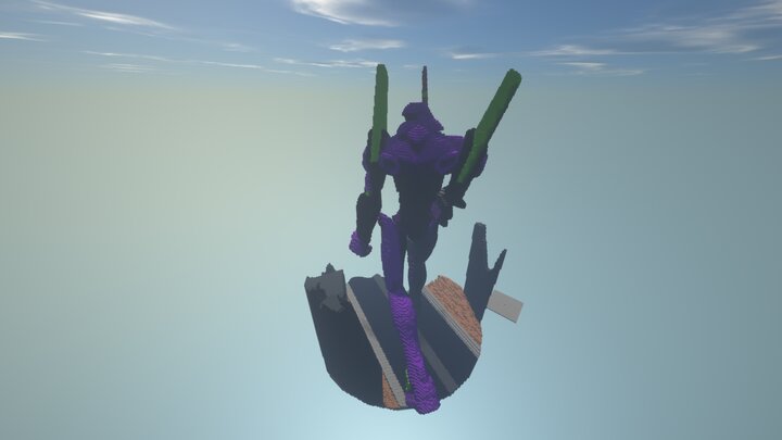 Evangelion Unit 01 Minecraft Map