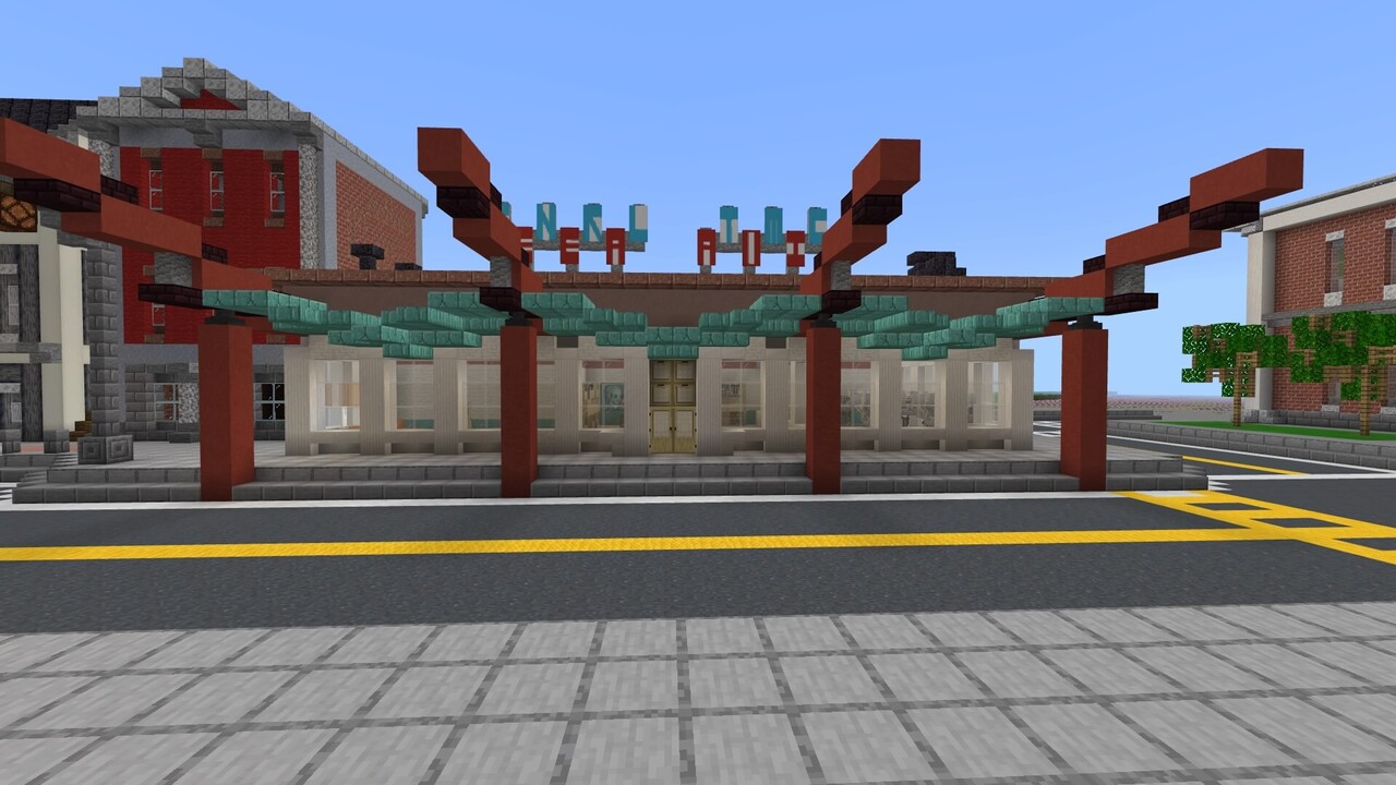 Fallout 4 General Atomics Mr Handy Outlet Store Minecraft Map