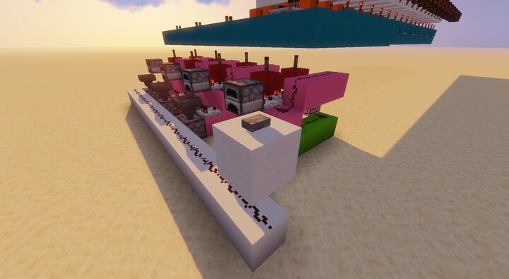 Expandable 1 out of 16 Random Number Generator Minecraft Map