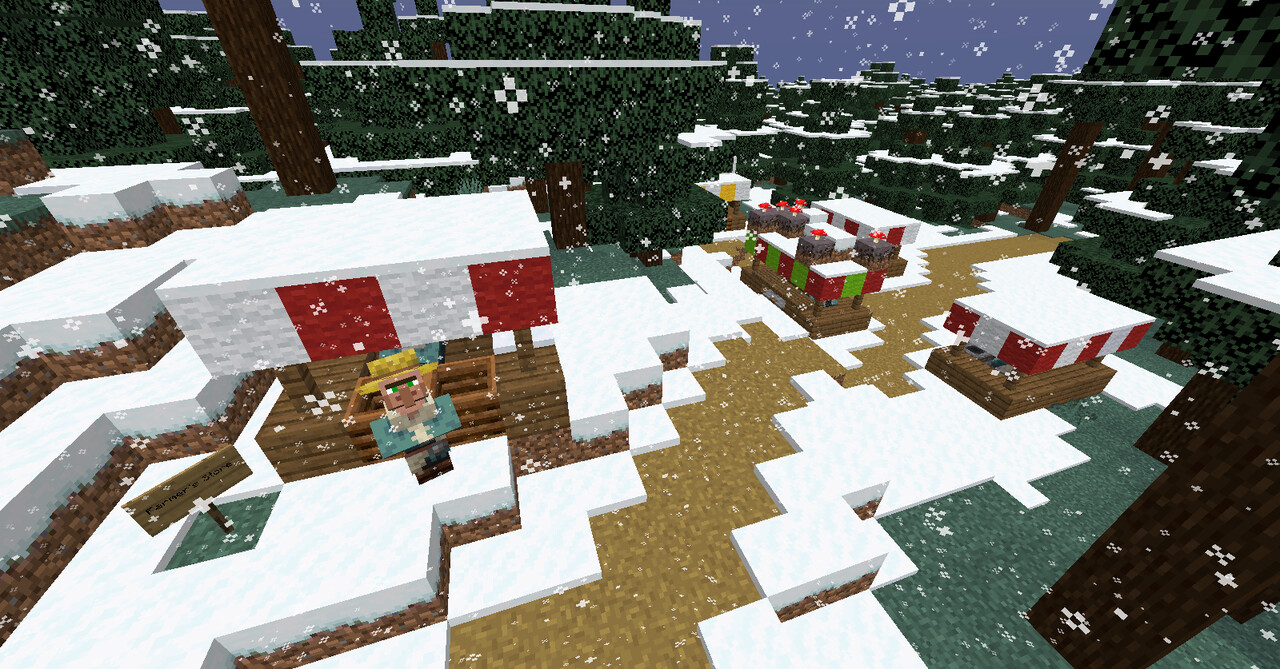 Christmas Town Minecraft Map