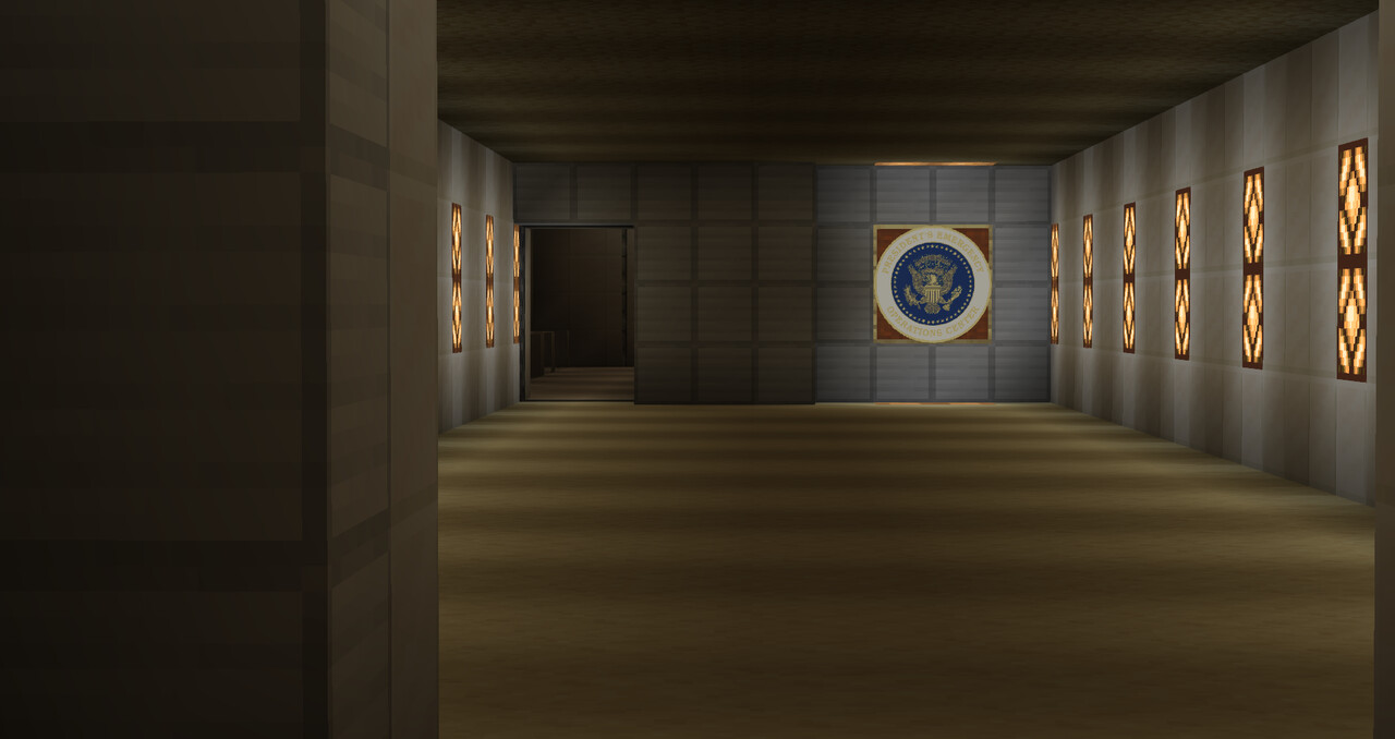 White House (PEOC) Presidential Emergency Operations Center Minecraft Map