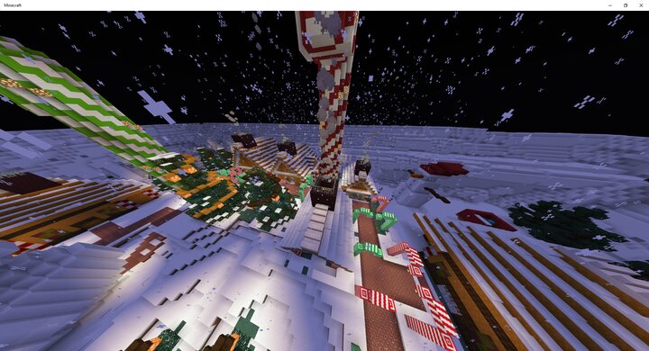 Gingerbread town Minecraft Map