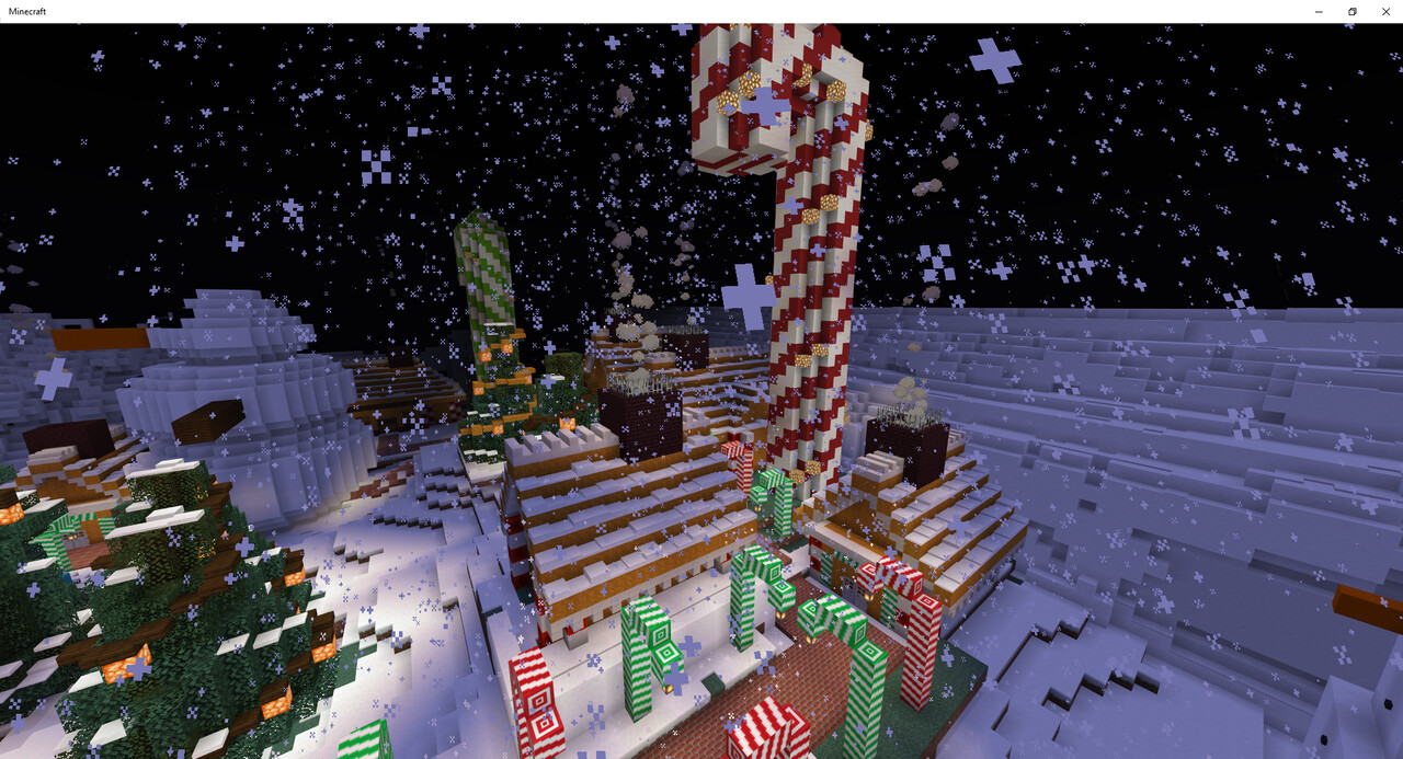 Gingerbread town Minecraft Map