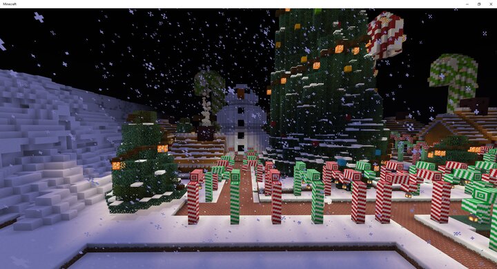 Gingerbread town Minecraft Map