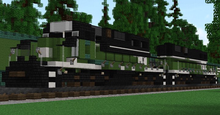 Burlington Northern SD40-2 s Minecraft Map