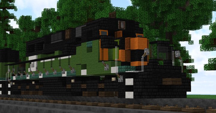 Burlington Northern SD40-2 s Minecraft Map