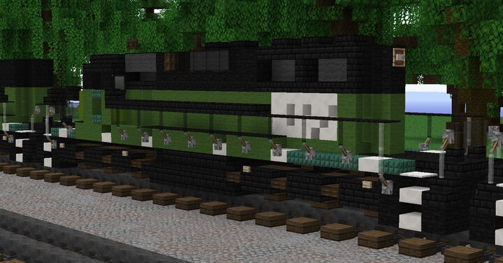 Burlington Northern SD40-2 s Minecraft Map