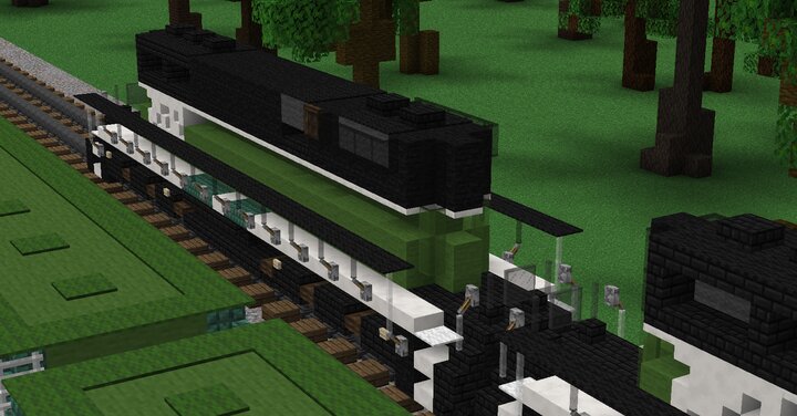 Burlington Northern SD40-2 s Minecraft Map