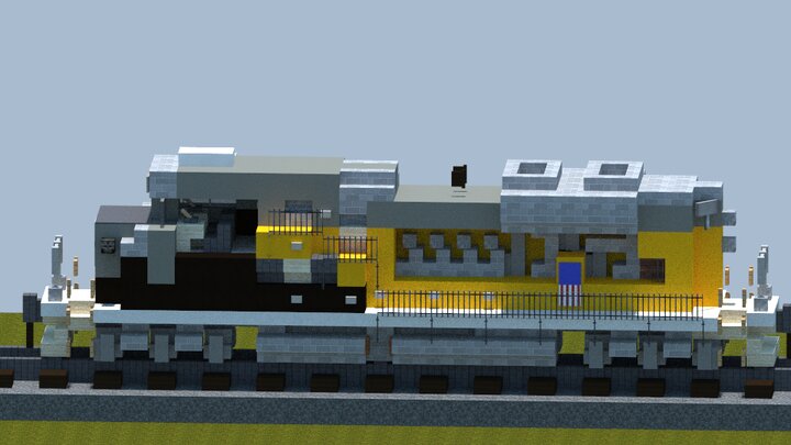 EMD SD70ace Diesel locomotive [With Download] Minecraft Map