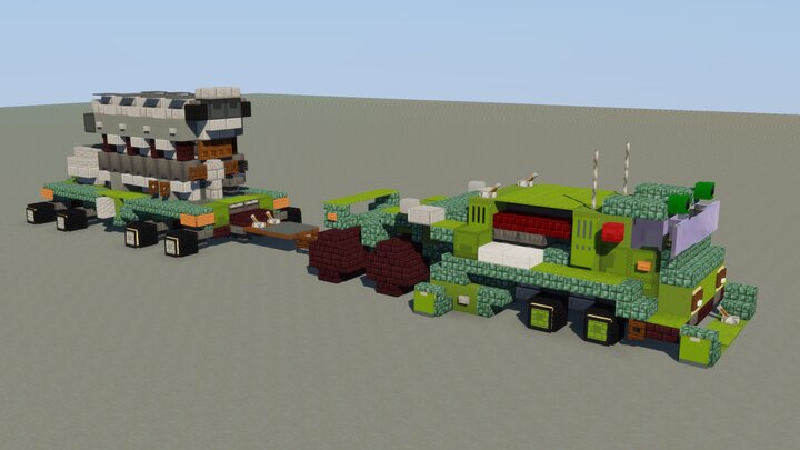 Dieselpunk Heavy Duty Prime Mover Minecraft Map