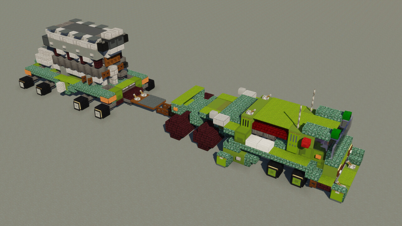 Dieselpunk Heavy Duty Prime Mover Minecraft Map