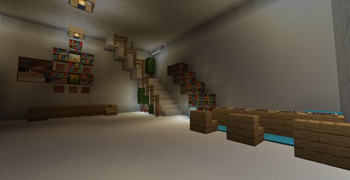 Modern-Library Minecraft Map