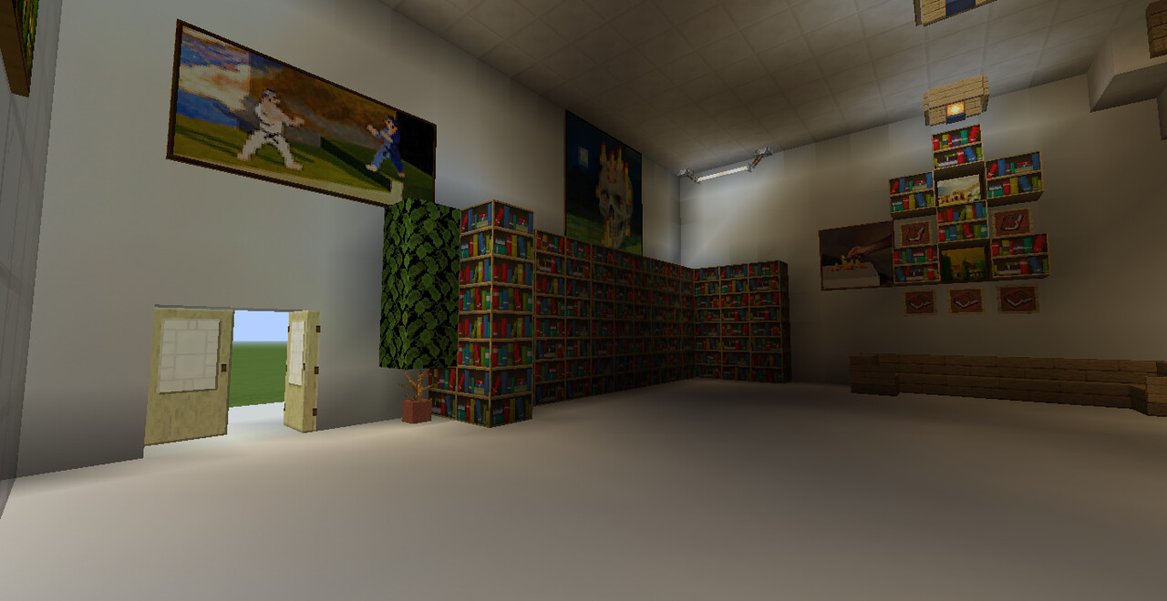 Modern-Library Minecraft Map