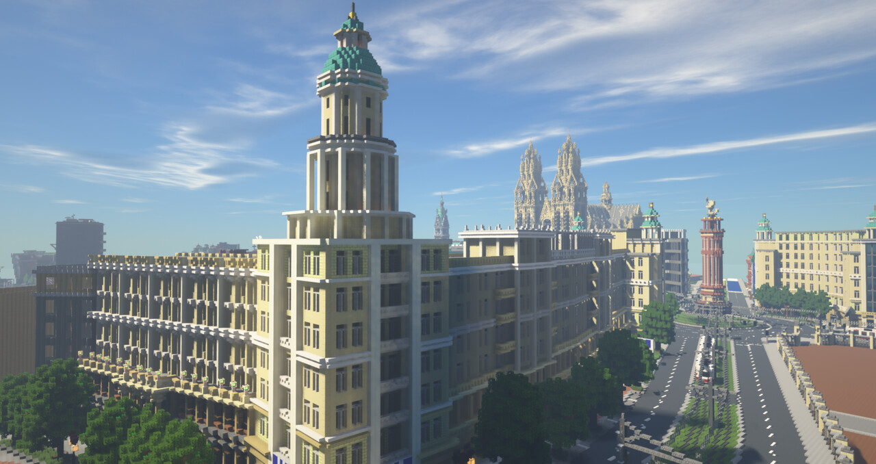 Werben an European Minecraft City Minecraft Map