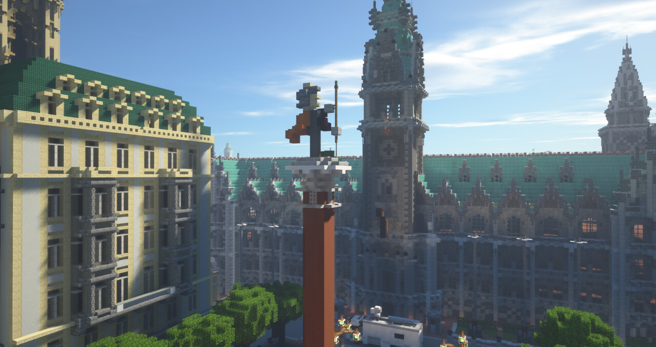 Werben an European Minecraft City Minecraft Map
