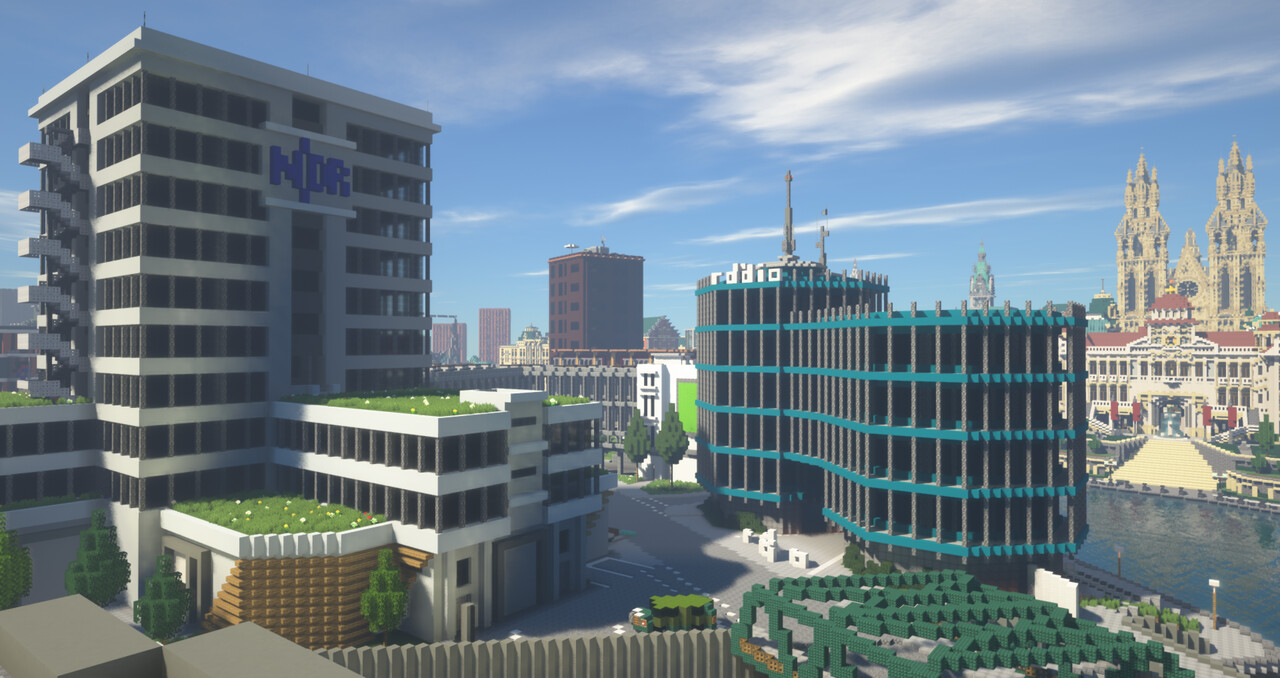 Werben an European Minecraft City Minecraft Map