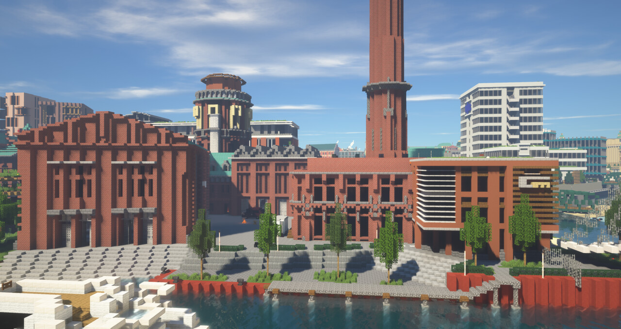 Werben an European Minecraft City Minecraft Map