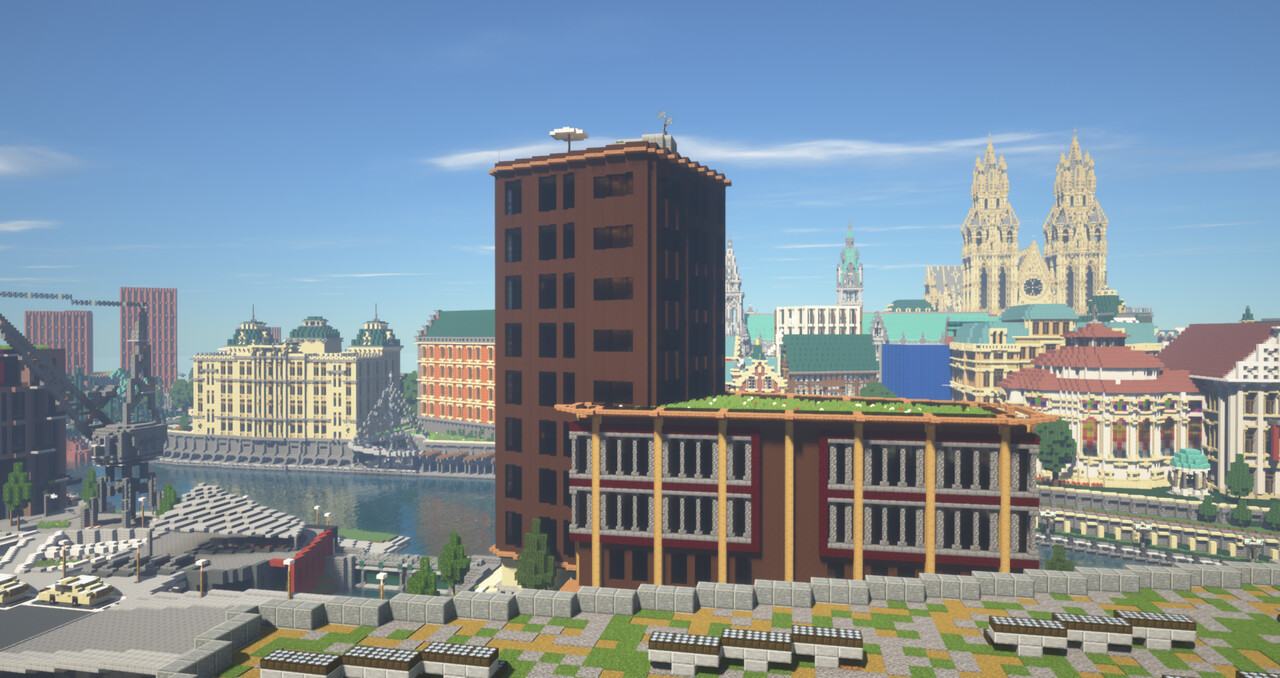 Werben an European Minecraft City Minecraft Map