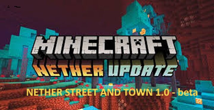 NETHER TOWN AND STREET Minecraft Map