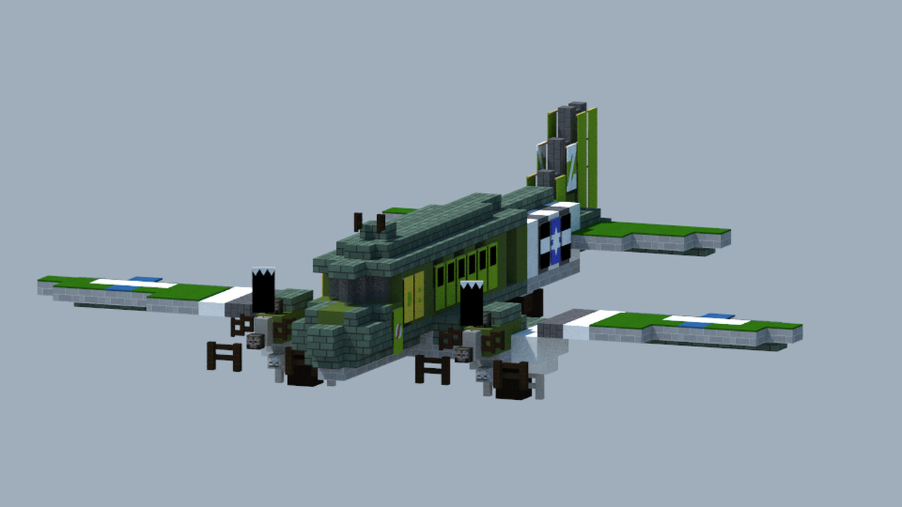 Douglas C-47 Skytrain [With Download] Minecraft Map