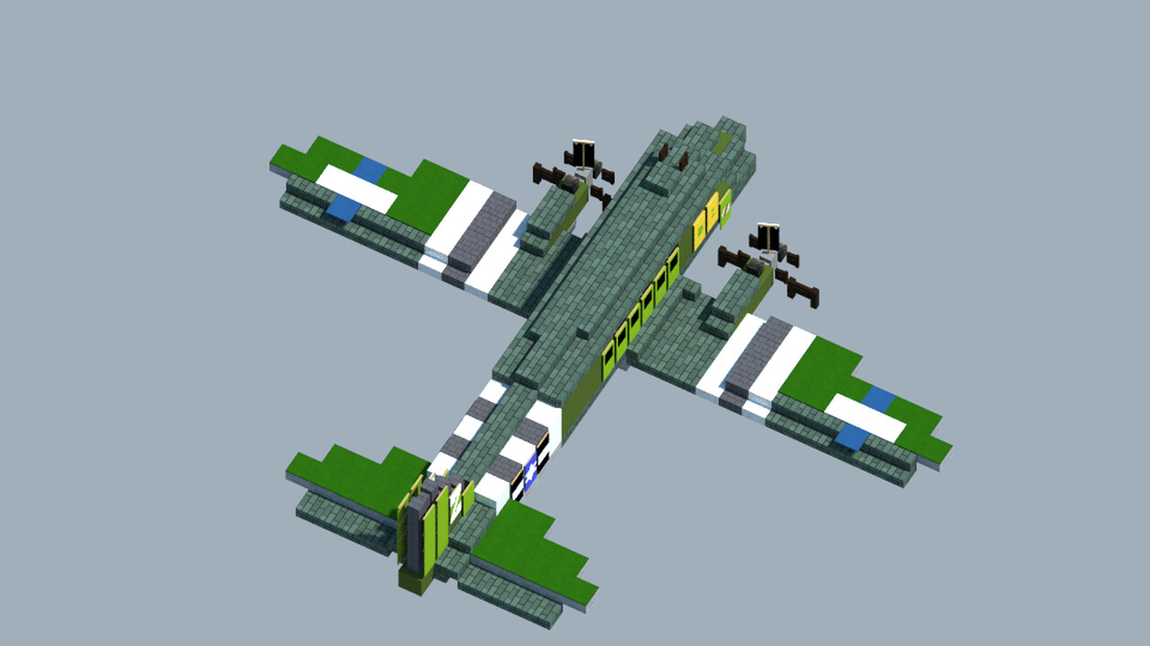 Douglas C-47 Skytrain [With Download] Minecraft Map