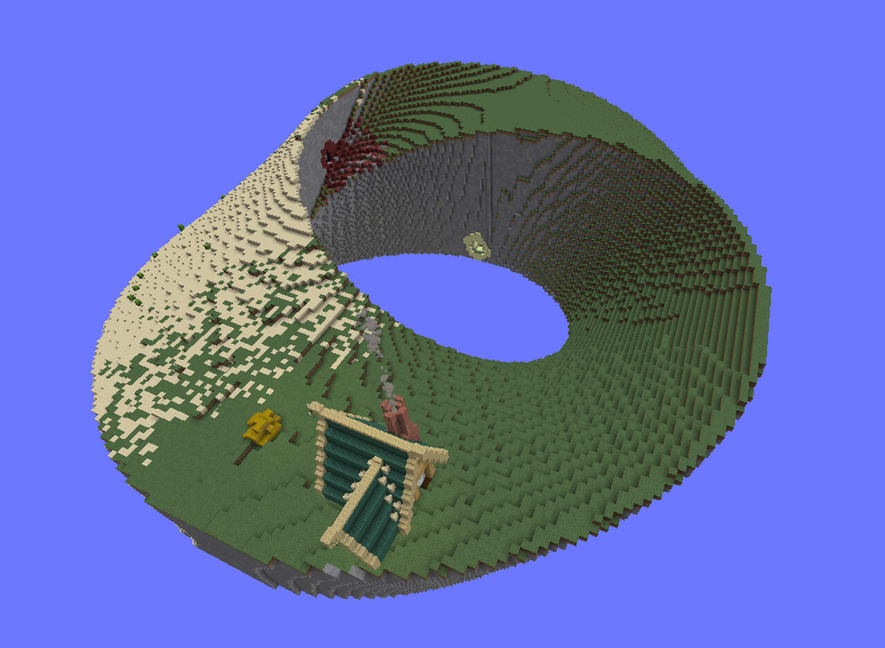 Mobius strip skyblock Minecraft Map