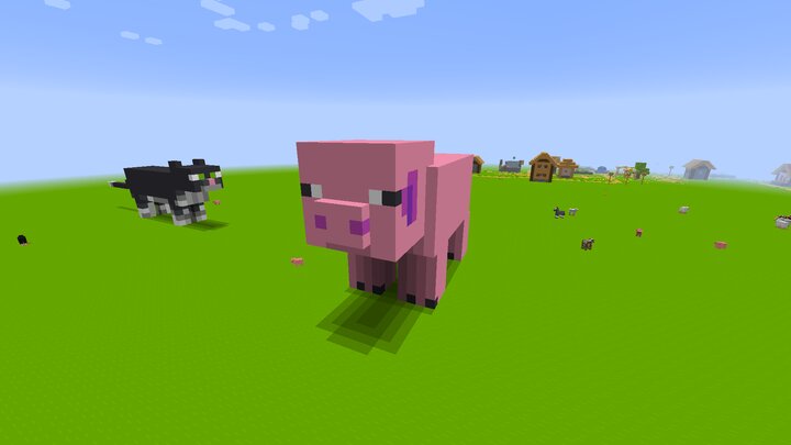 Pig Statue Minecraft Map