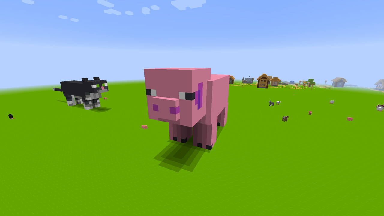 Pig Statue Minecraft Map
