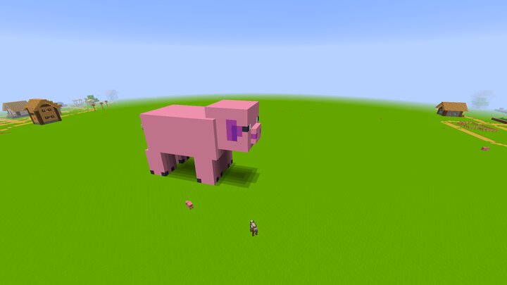 Pig Statue Minecraft Map