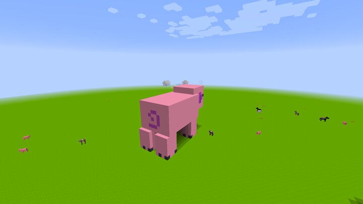 Pig Statue Minecraft Map