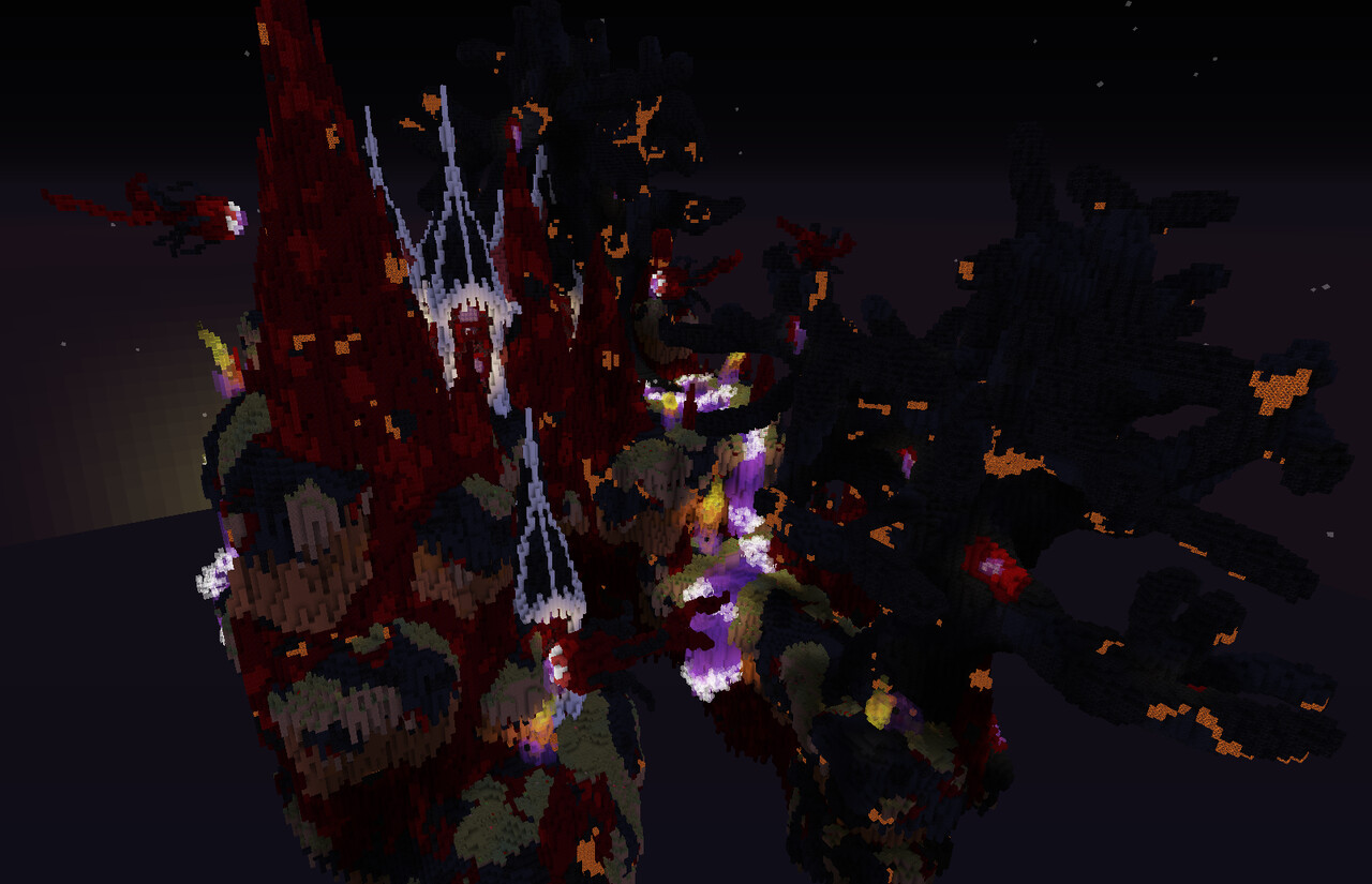 A Floating Realm of Eyes and Devils Minecraft Map