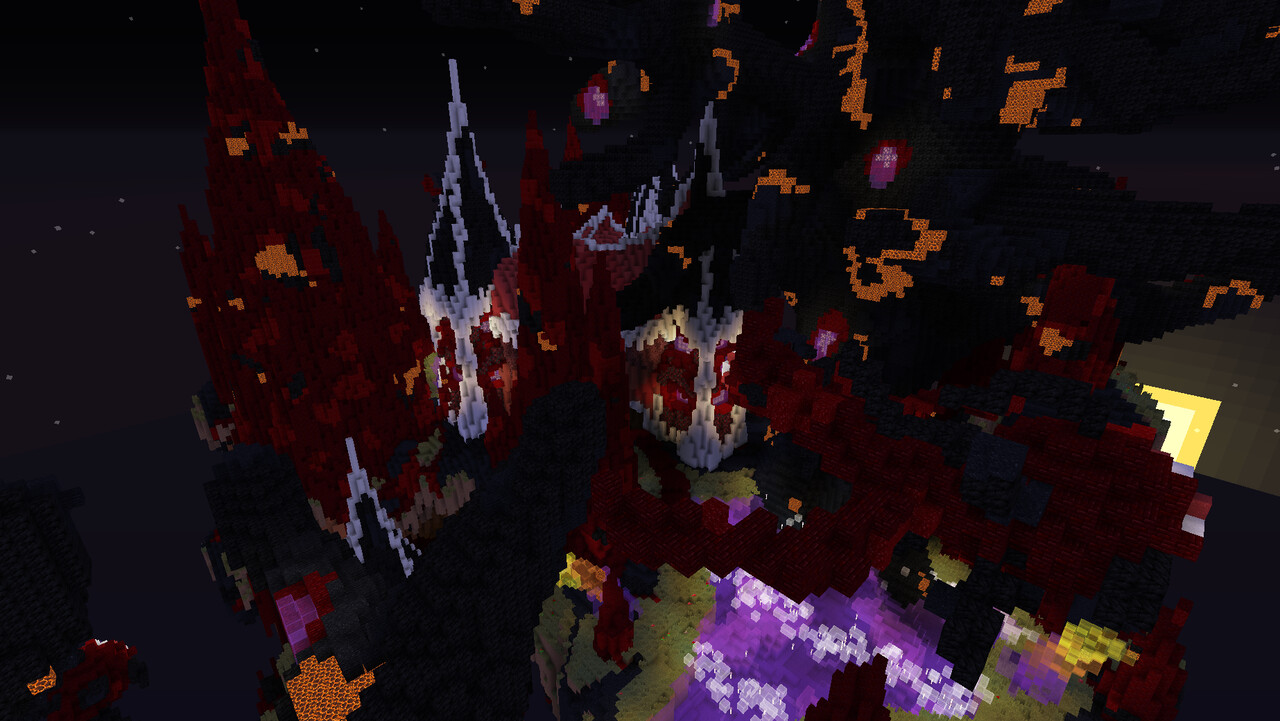 A Floating Realm of Eyes and Devils Minecraft Map