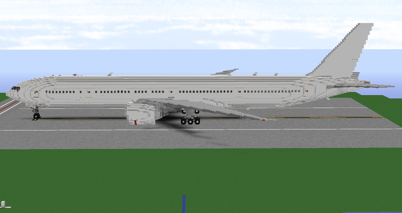 Boeing 777-300ER 3:1 Minecraft Map