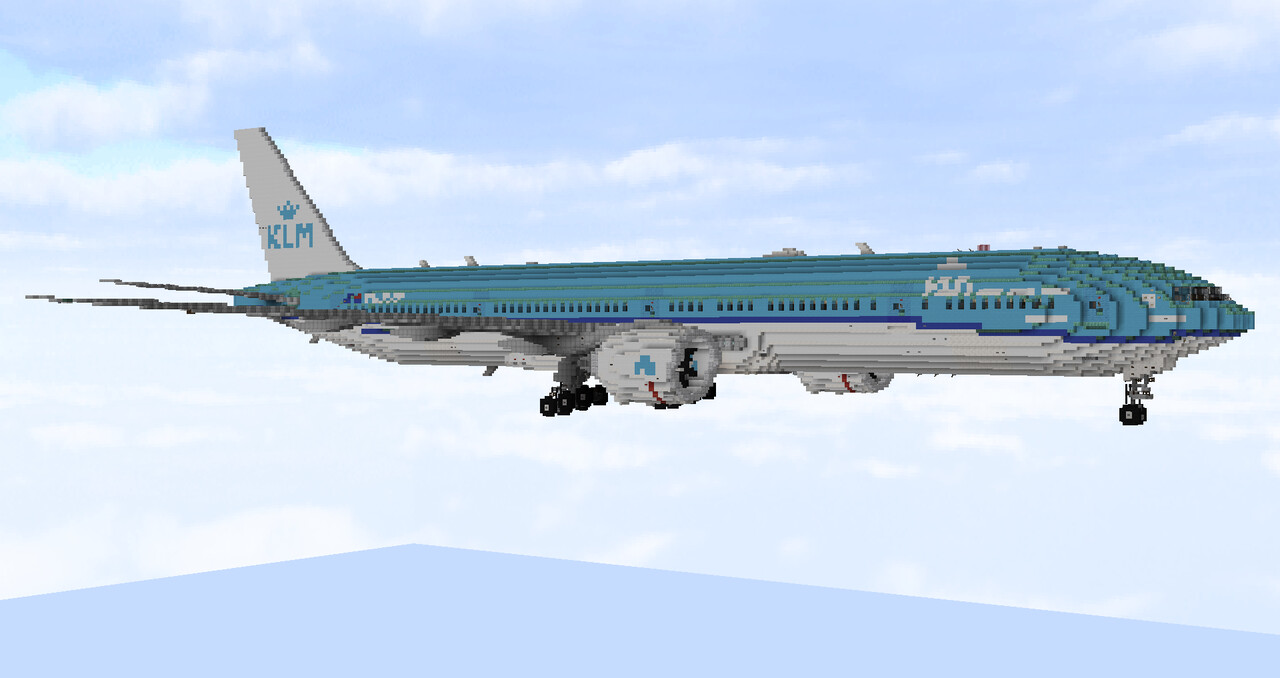 Boeing 777-300ER 3:1 Minecraft Map